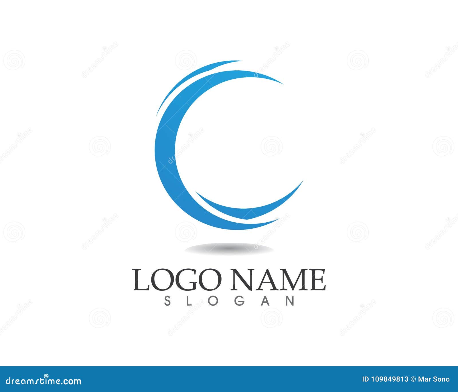 C Logo Template Design Vector Stock Vector - Illustration of symbols ...
