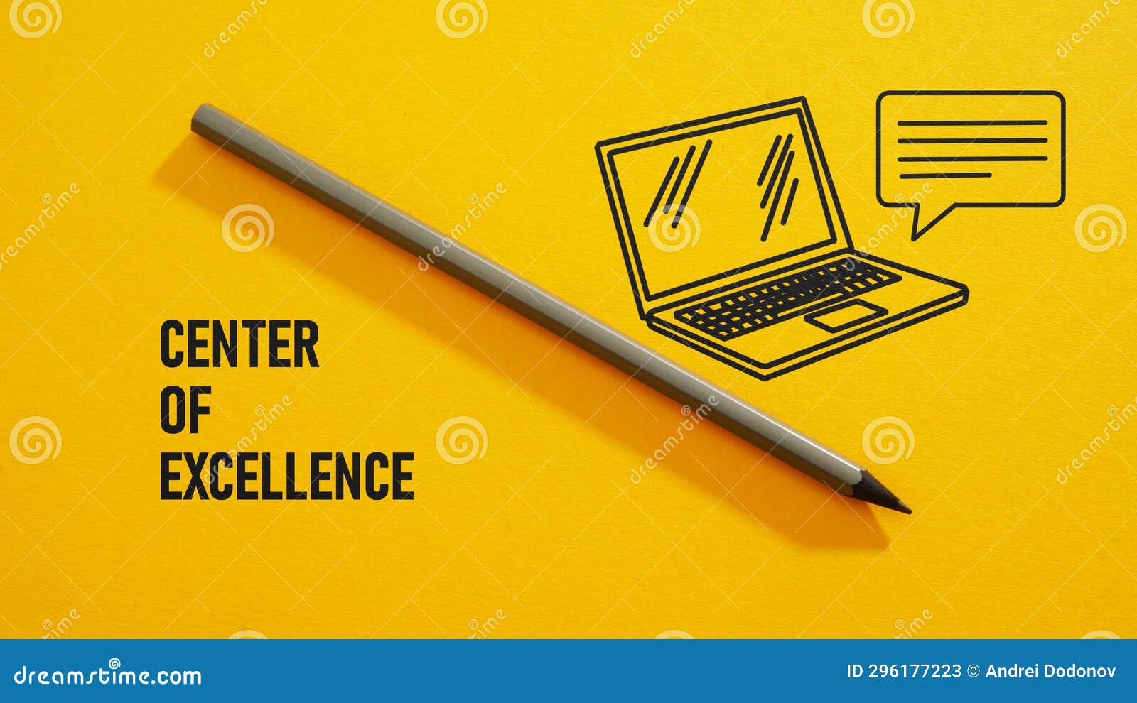 C.O.E Center of Excellence is Shown Using the Text Stock Image - Image ...