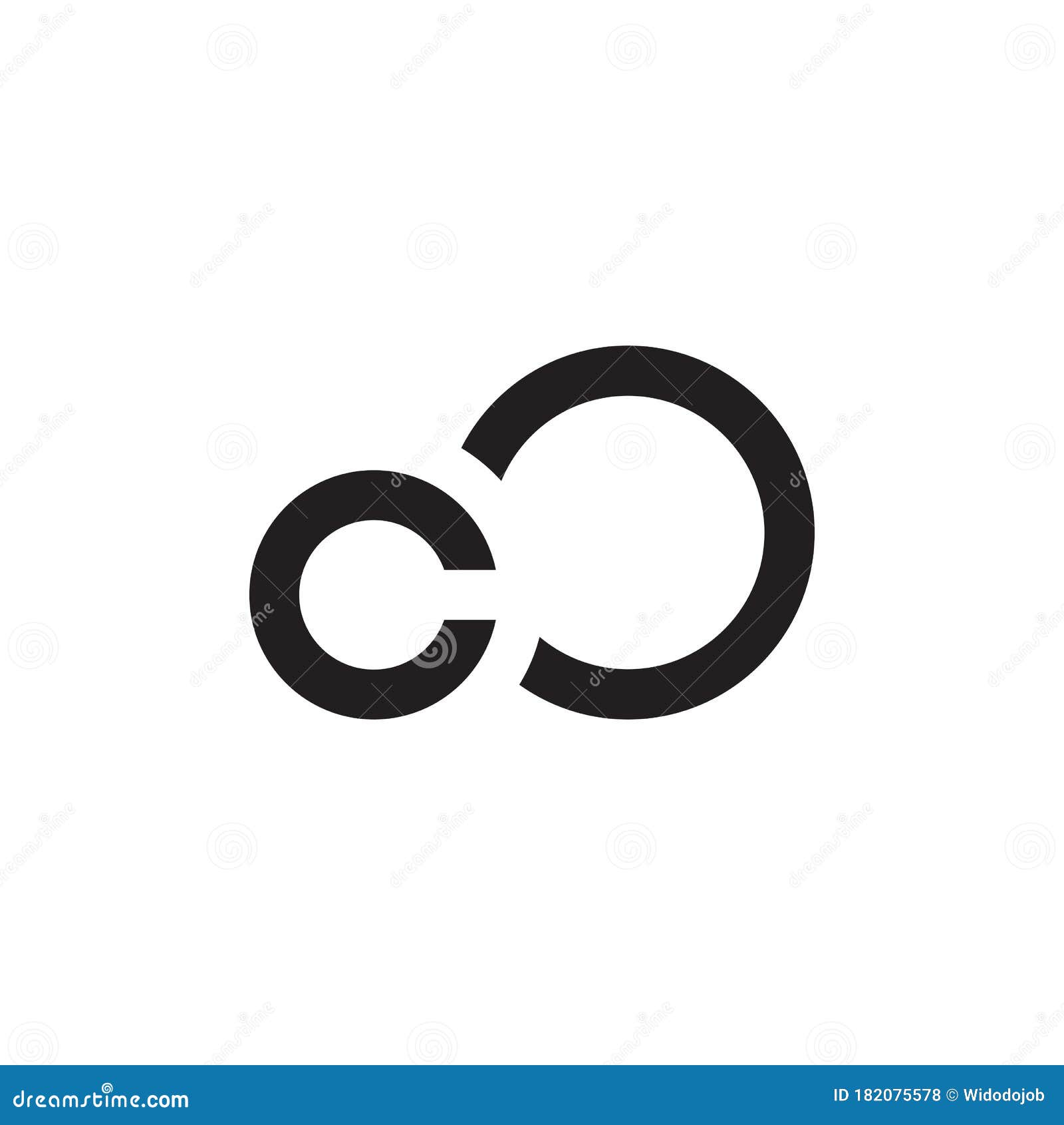 C O Letter Logo Design Vector Stock Vector - Illustration of initial ...