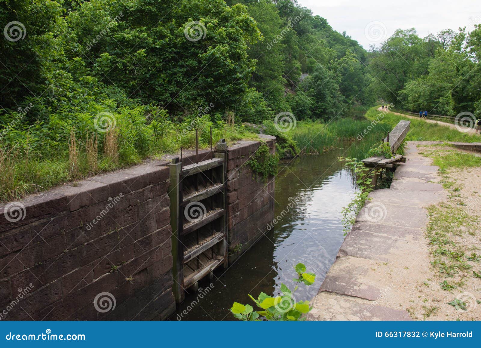 C&O Lock stock photo. Image of masonry, forest, ruins - 66317832