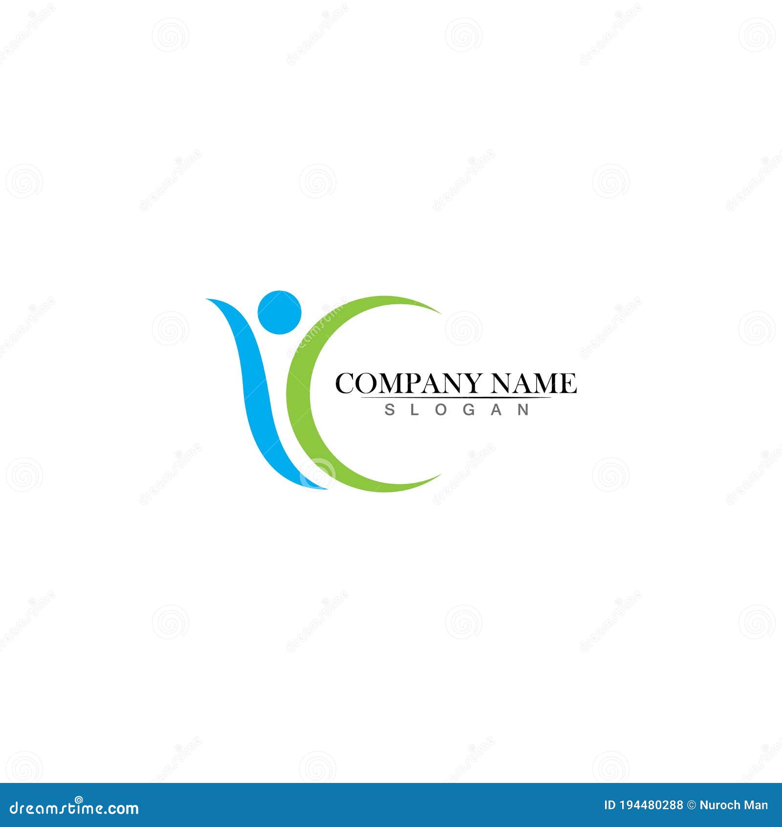 C People Logo Design Vector. Stock Vector - Illustration of person ...