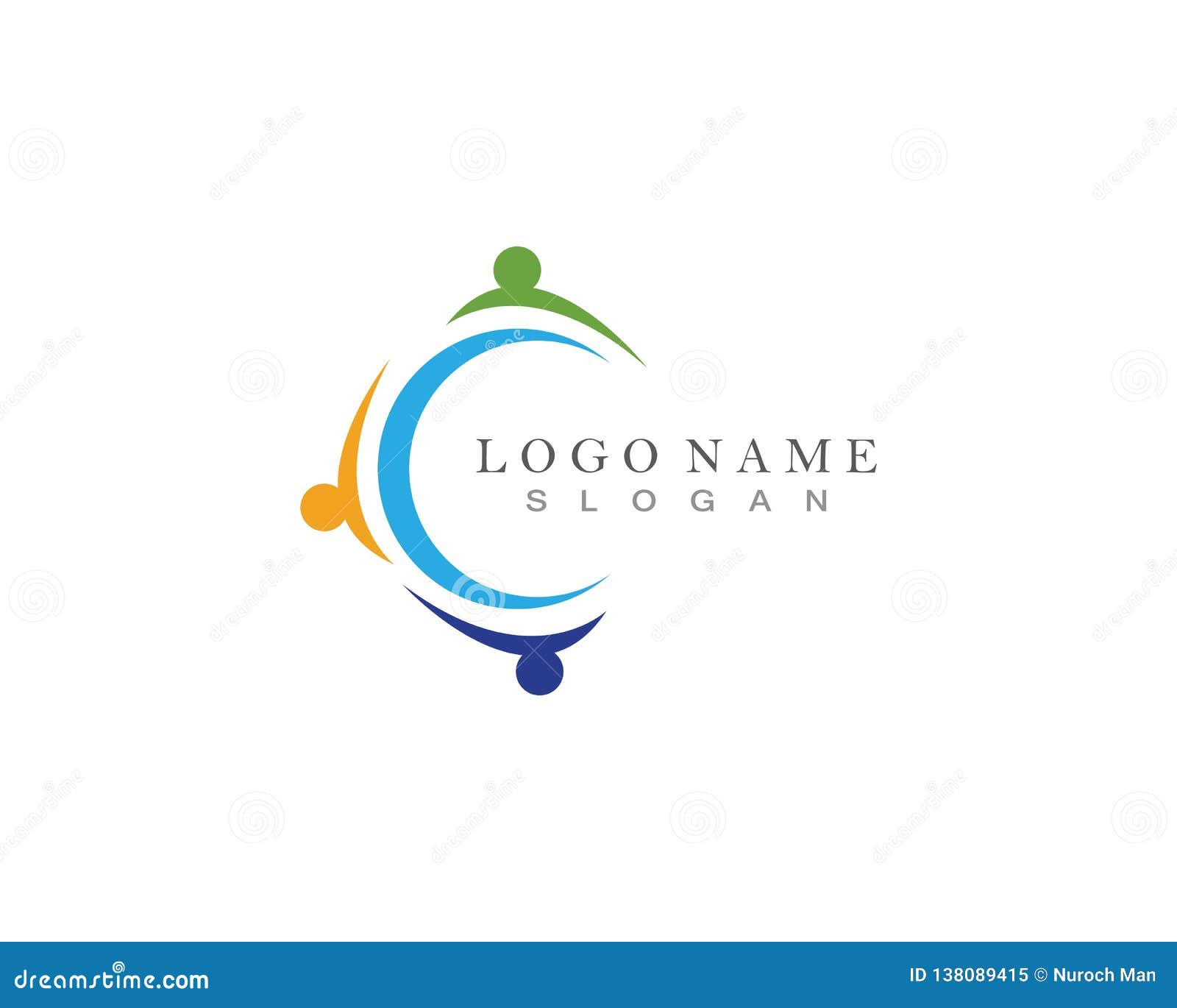 C People Logo Template Vector Illustration Stock Illustration ...