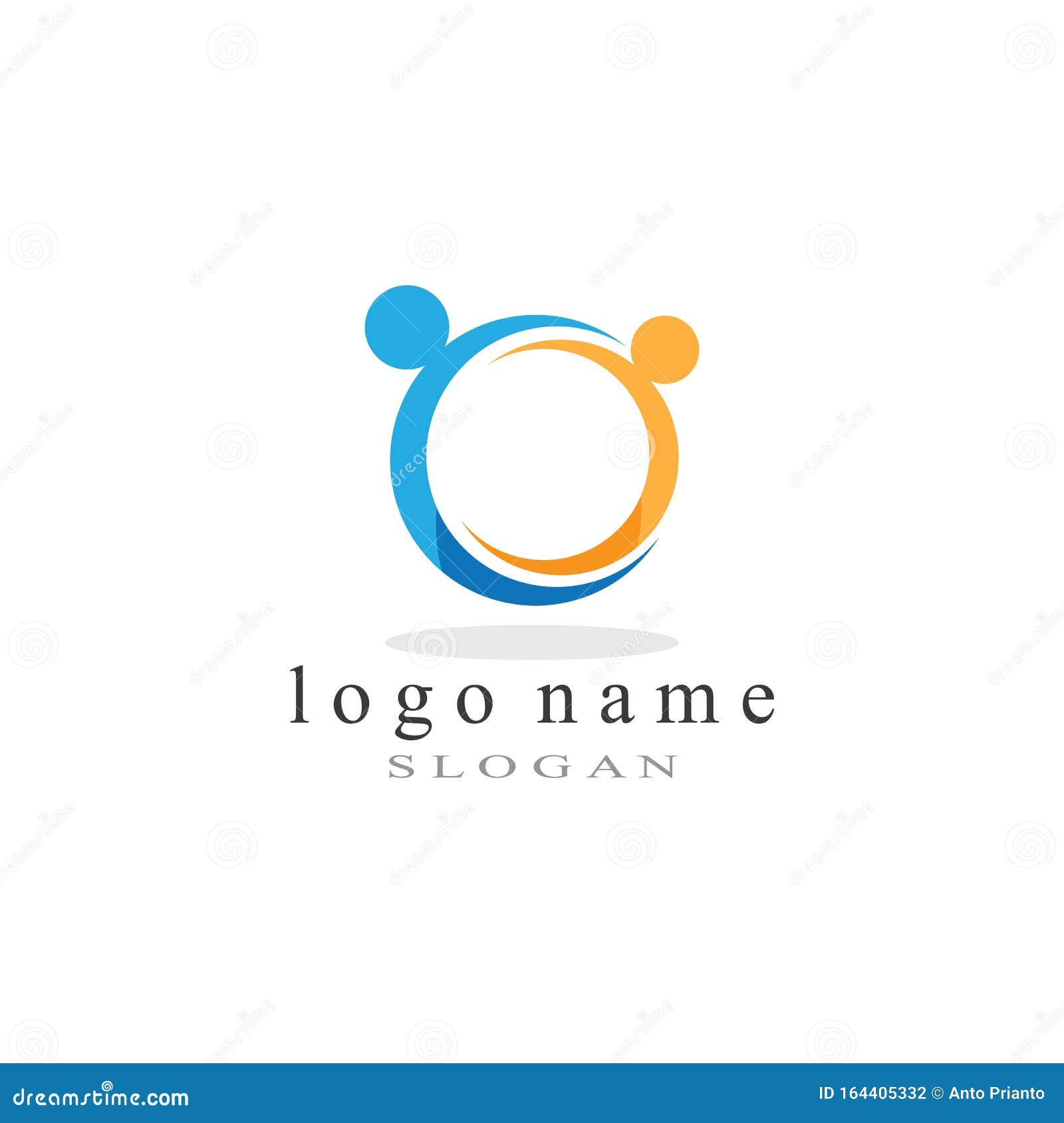 C People Logo Vector Template Icon Stock Illustration - Illustration of ...
