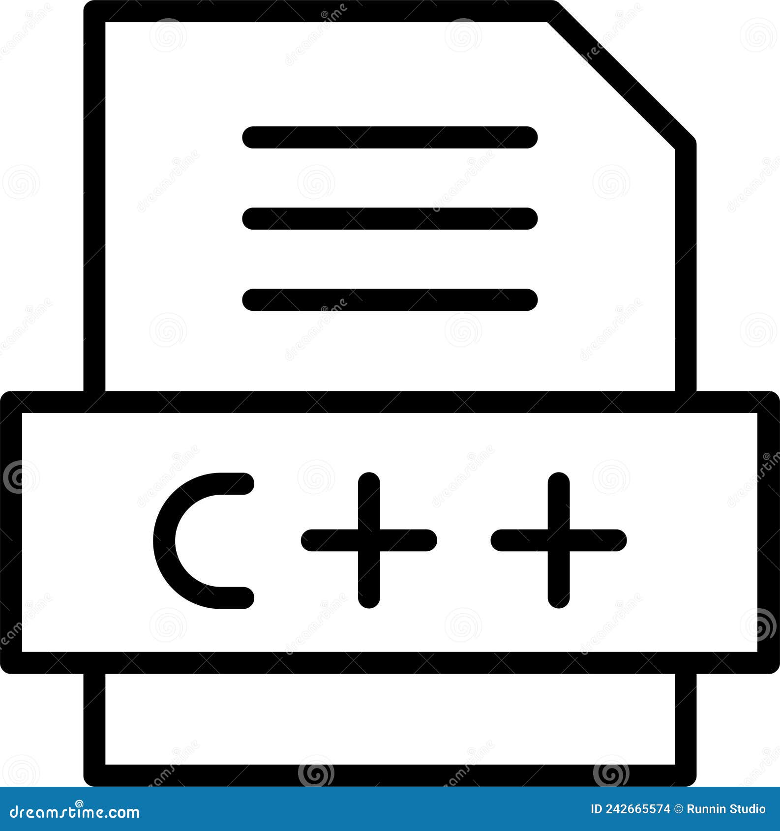 C-pictogram vector illustratie. Illustration of ontwerp - 242665574
