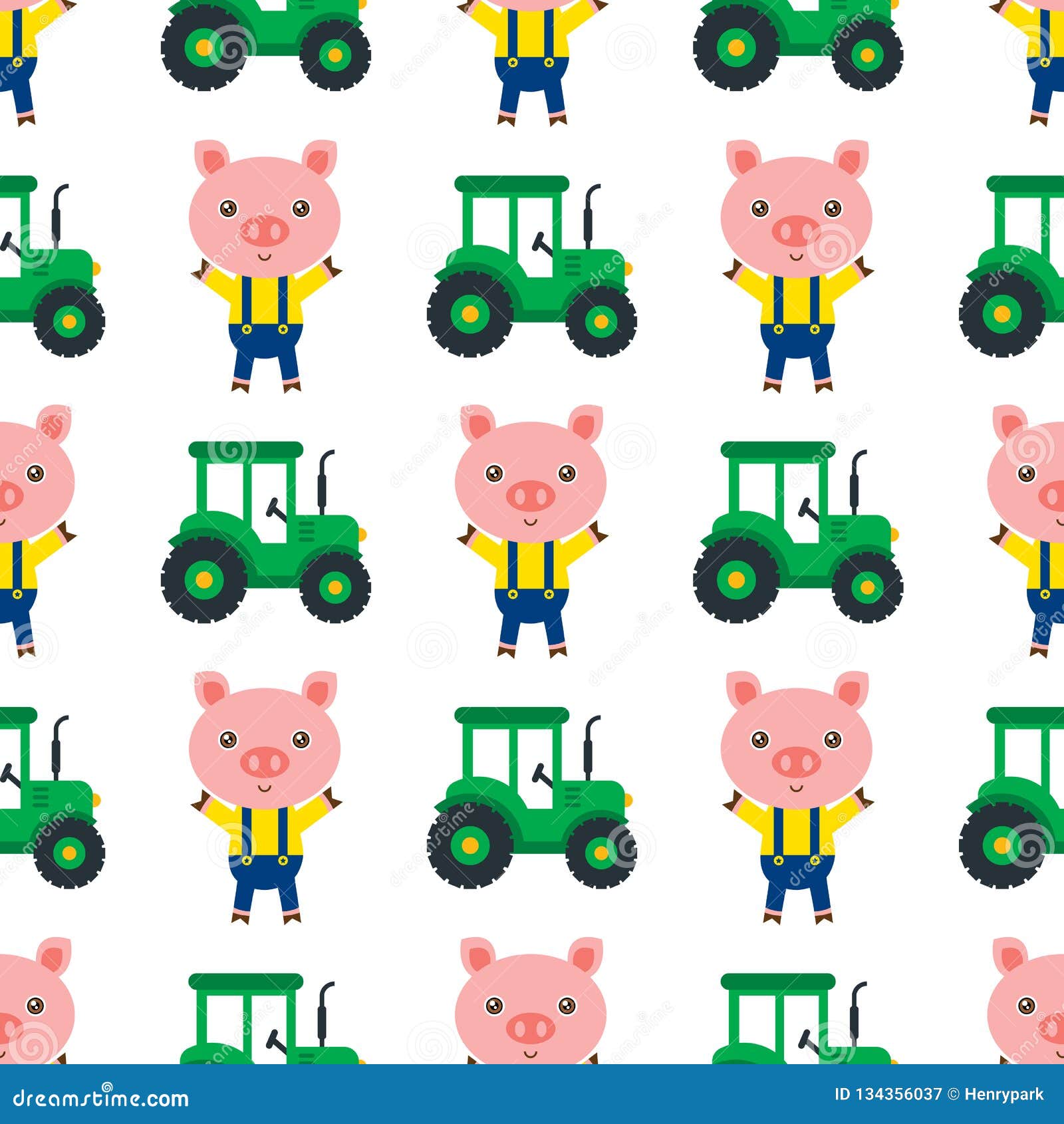 Pig wallpaper pattern stock vector. Illustration of background - 134356037