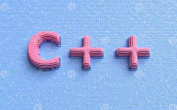 C Plus Programming Language. Development Concept. Coding Background ...