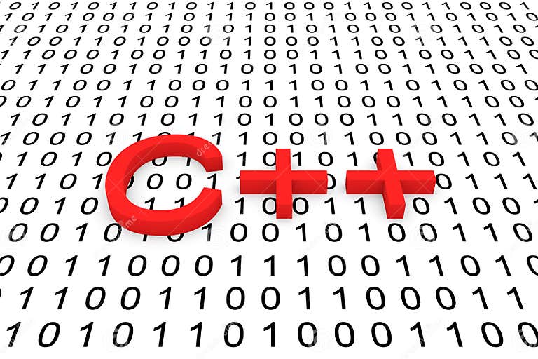 C++programming language stock illustration. Illustration of computer ...