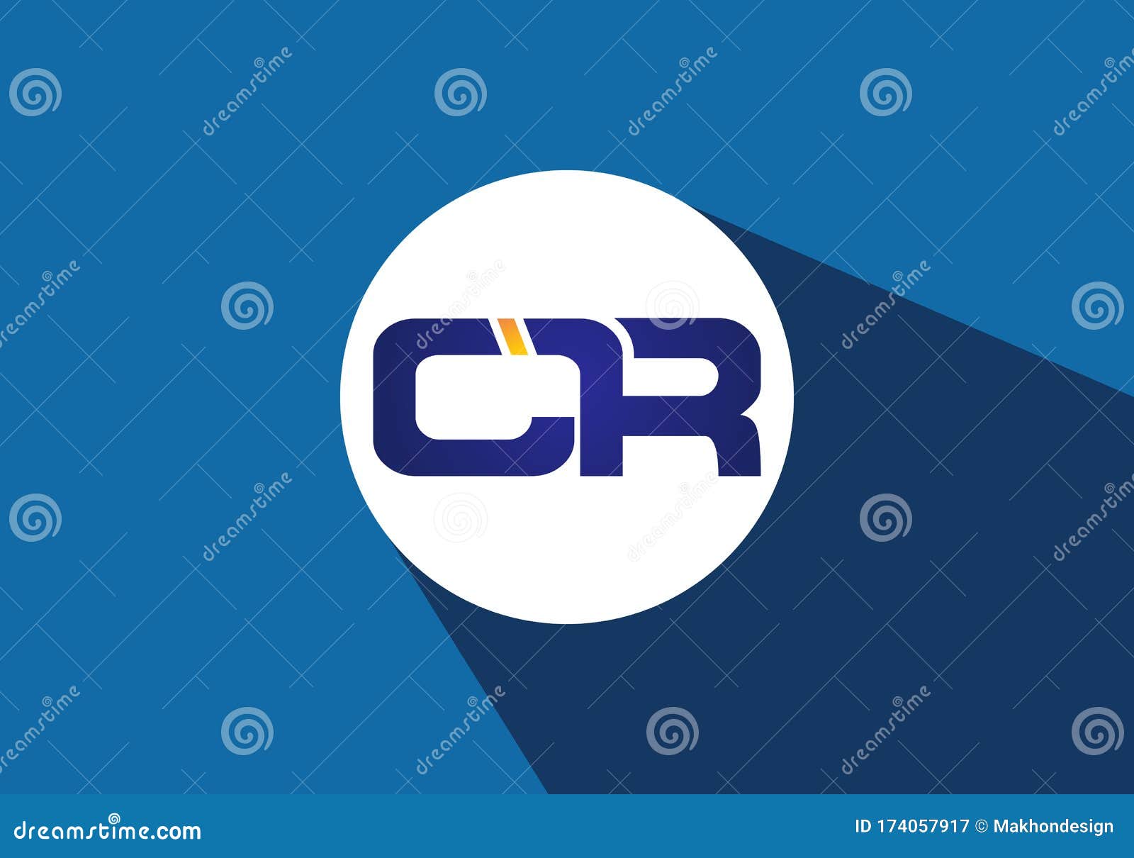 C R Initial Letter Logo Design, Creative Modern Letters Vector Icon ...