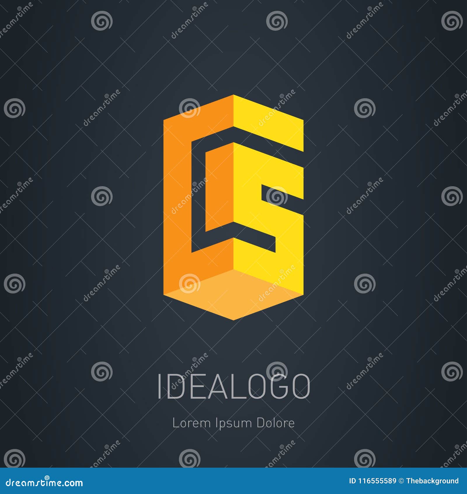 C and S Initial Logo. C and 5 Initial Monogram Logotype. CS - Vector ...