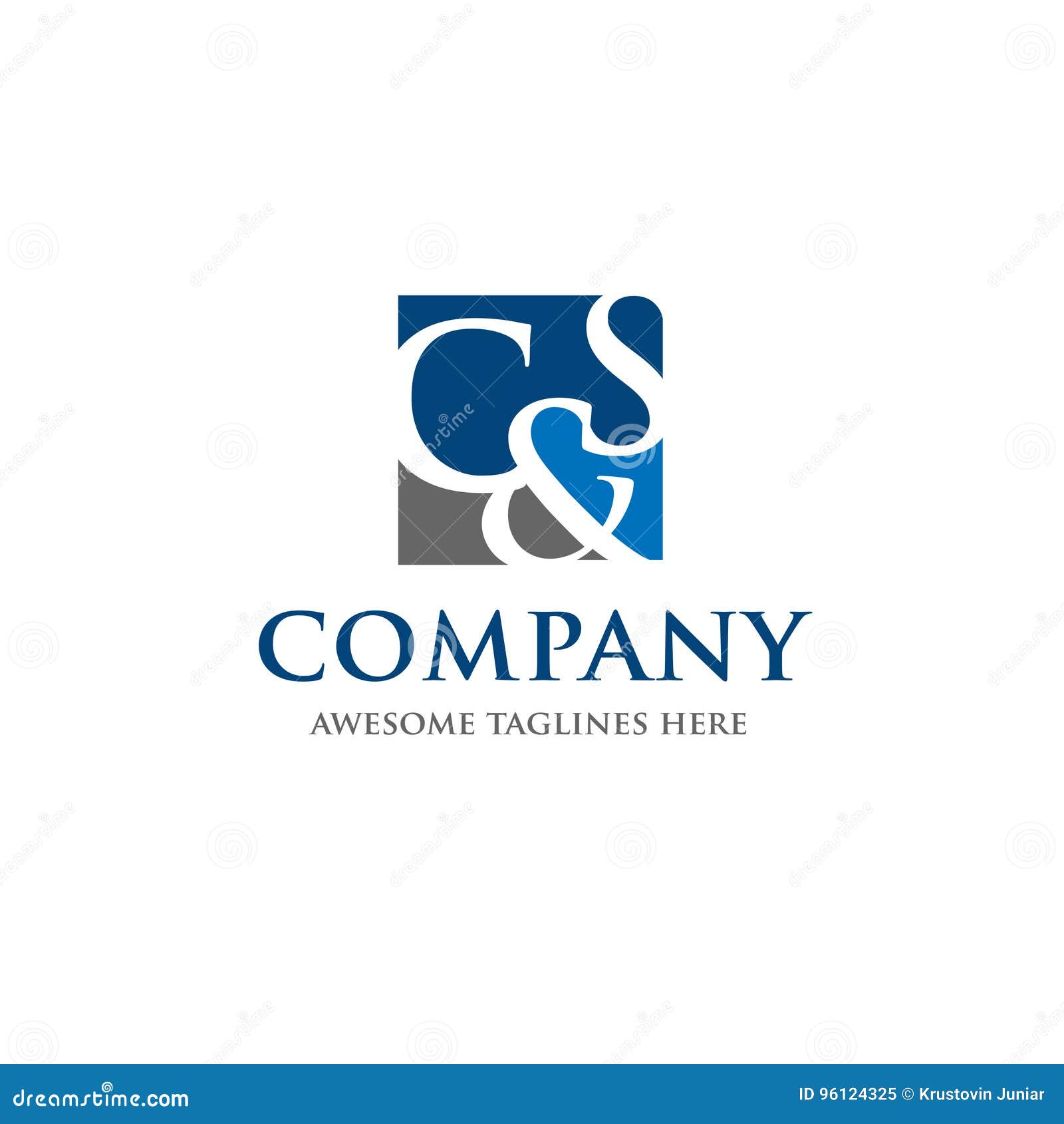 C and S letter logo design stock vector. Illustration of hidden - 96124325