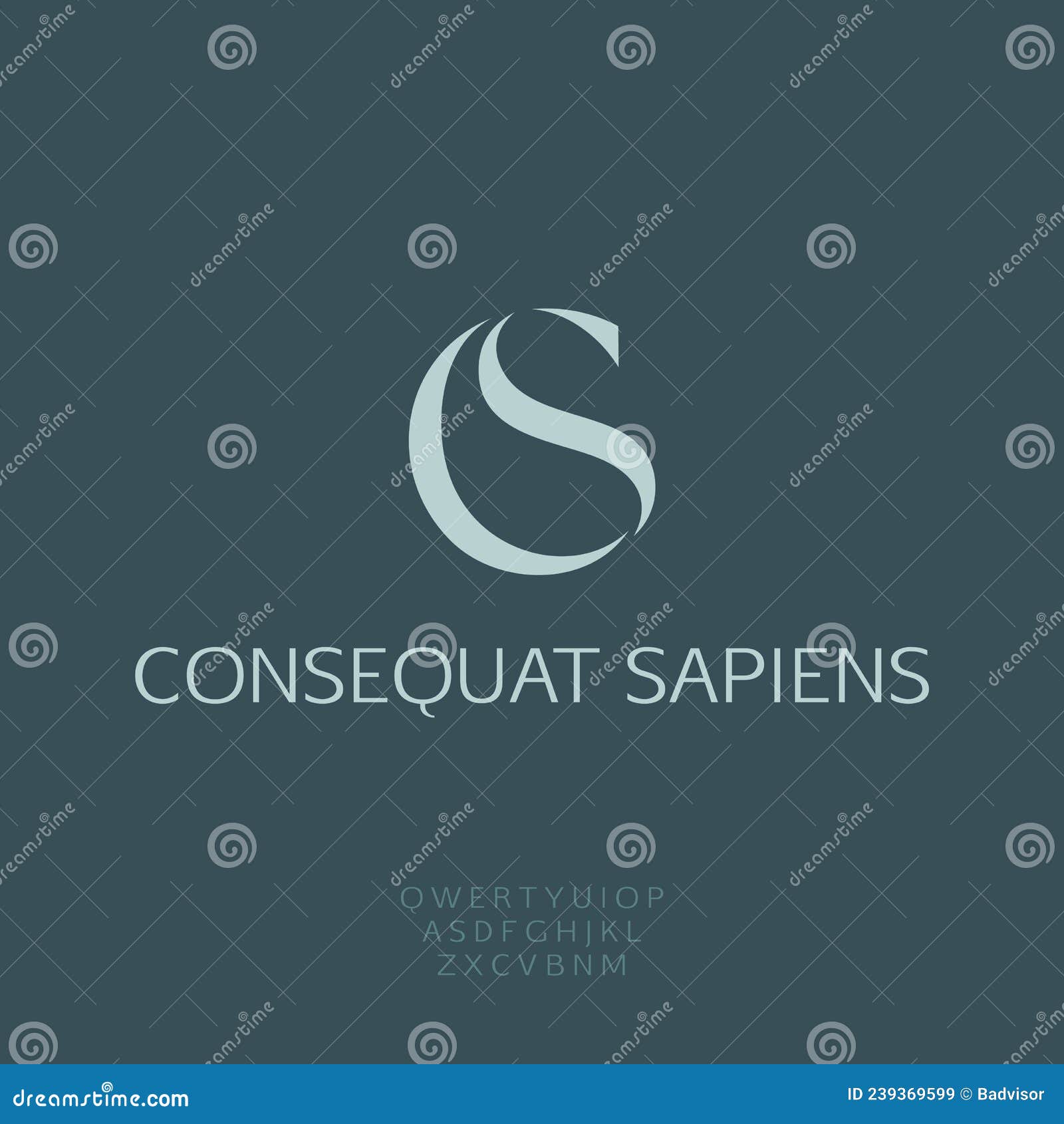 C & S Monogram, Luxury Brand CS Letters, Vector Illustration Stock ...