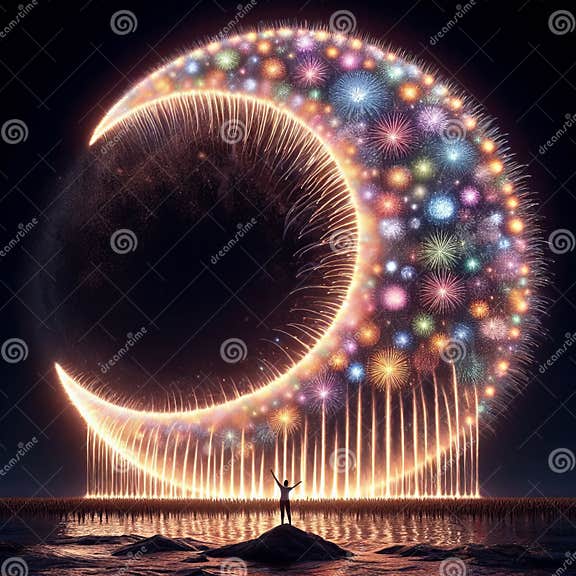 81 51. C-shaped Shells_ Large, Spherical Fireworks that Explod Stock ...