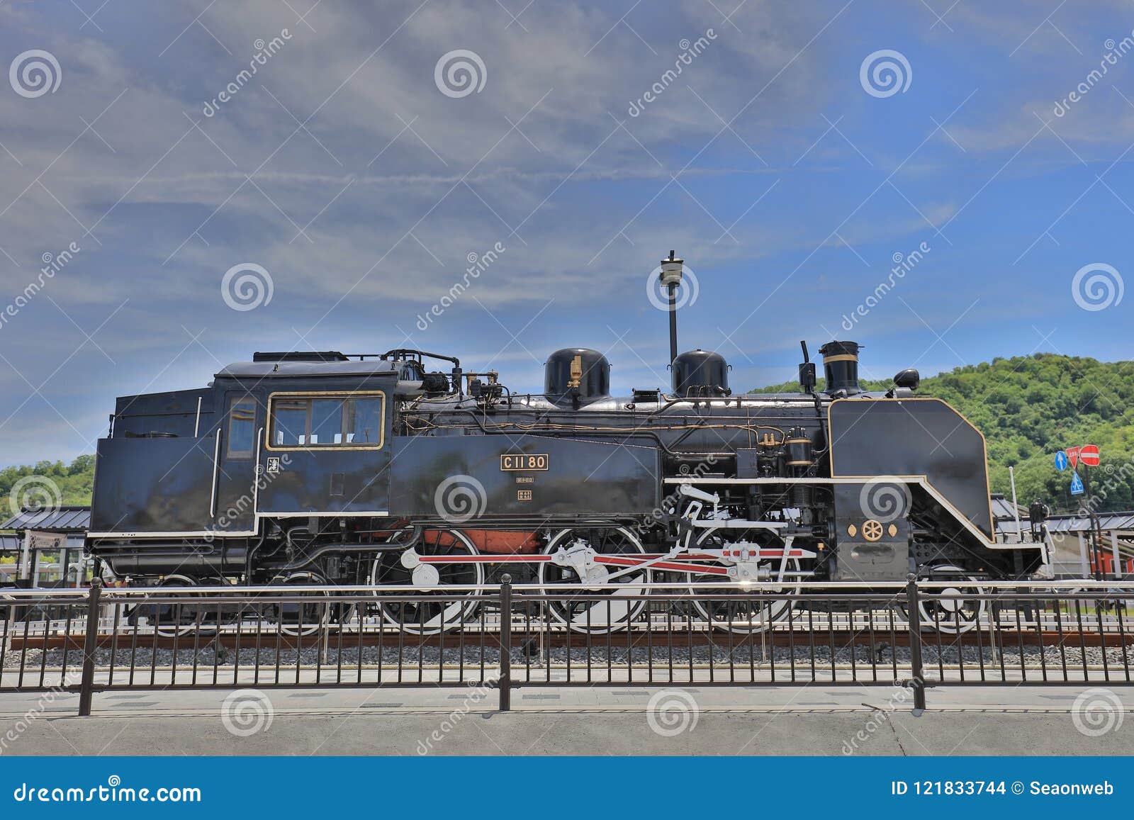 The 80 C11 Steam Locomotive Train Editorial Stock Image - Image of ...