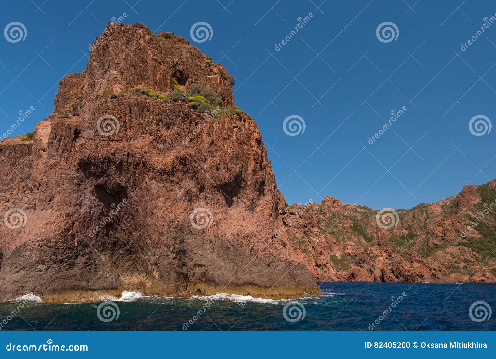 Côte Rocheuse Du Parc Naturel Scandola Photo stock - Image du ...