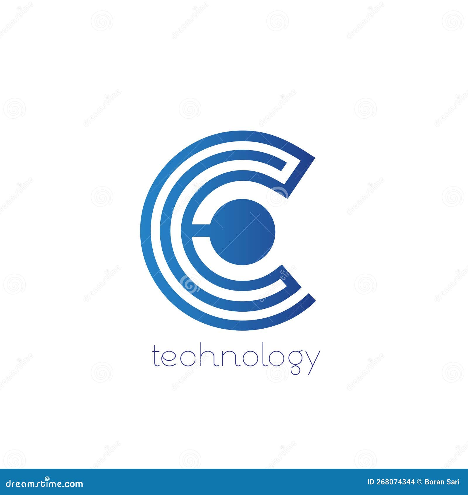 C Technology Logo Brand, Symbol, Design, Graphic, Minimalist.logo Stock ...
