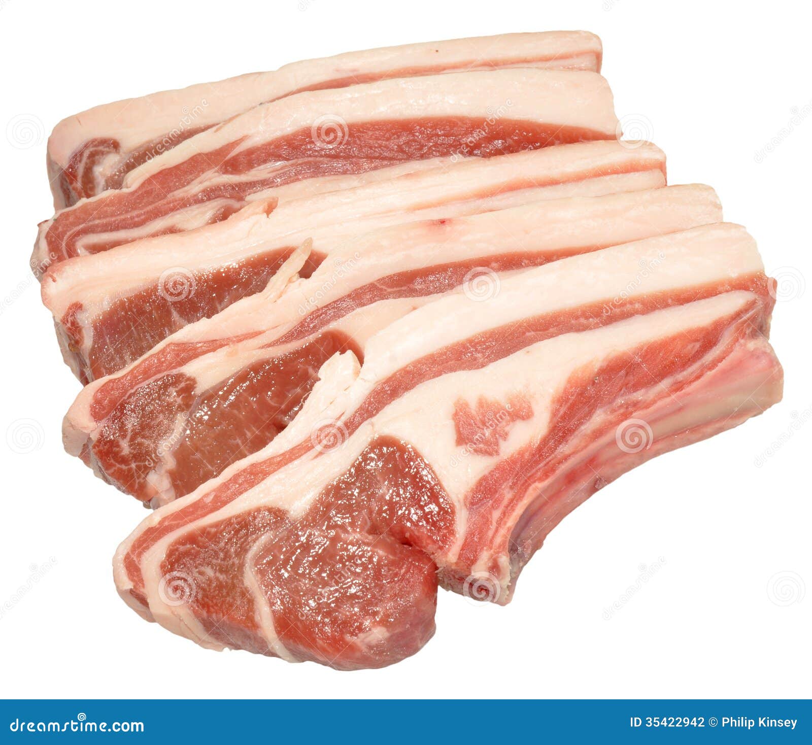 Côtelettes crues d'agneau photo stock. Image du viande - 35422942