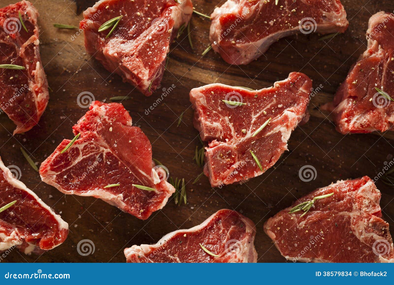 Côtelettes D'agneau Rouges Crues Photo stock - Image of frit, boeuf ...