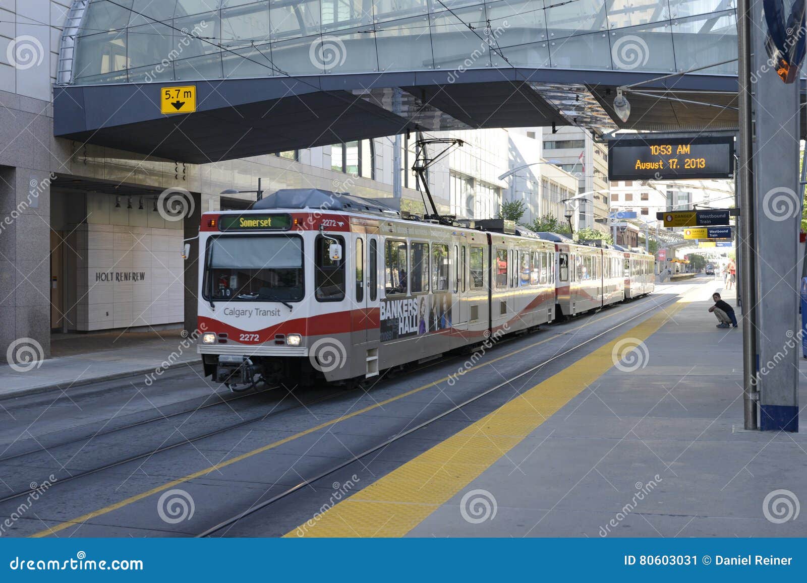 C-Train in Calgary editorial photo. Image of public, transportation ...