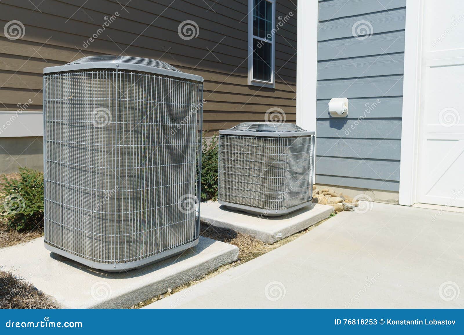 A/C unit stock image. Image of conditioner, house, compressor - 76818253