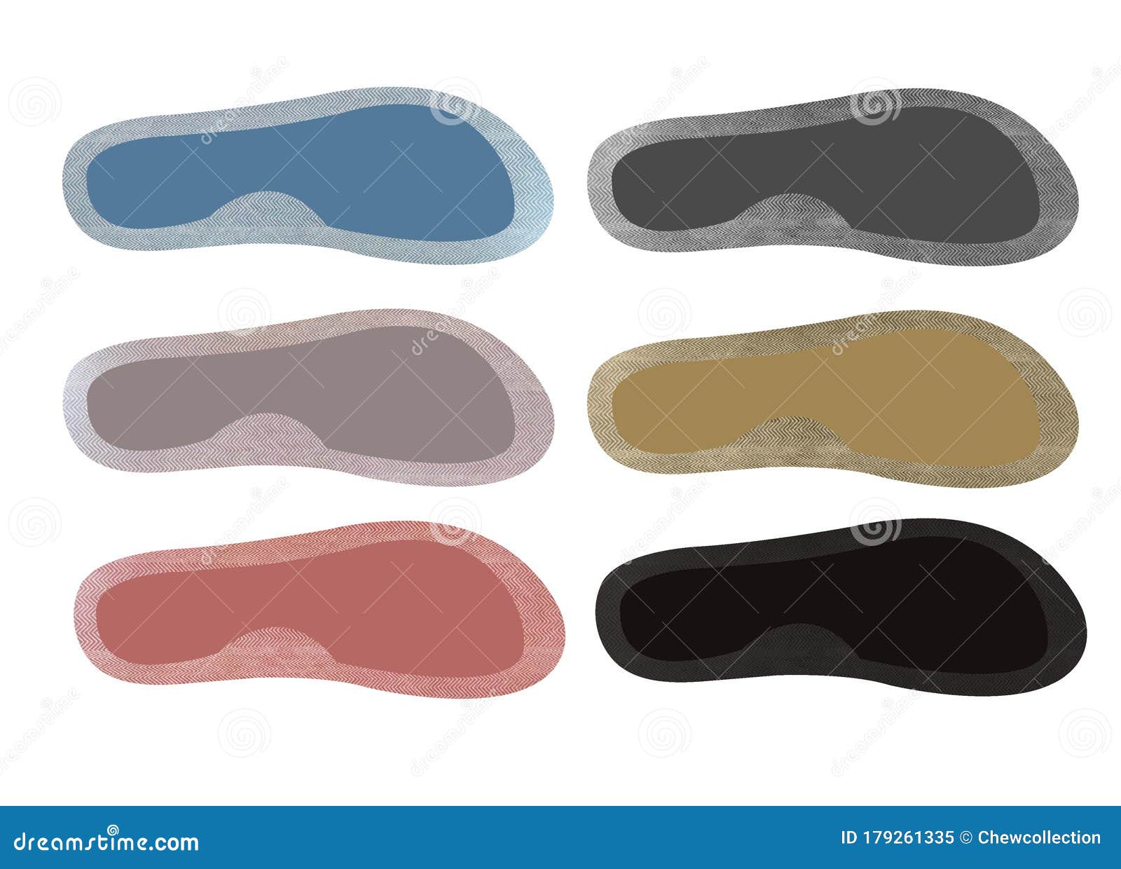 Shoes Insole Pattern Sample with Color1 Stock Vector - Illustration of ...