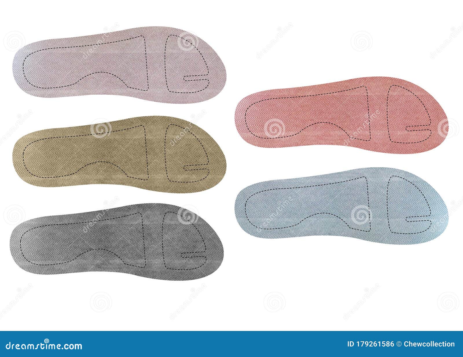 Shoes Insole Pattern Sample with Color Stock Vector - Illustration of ...