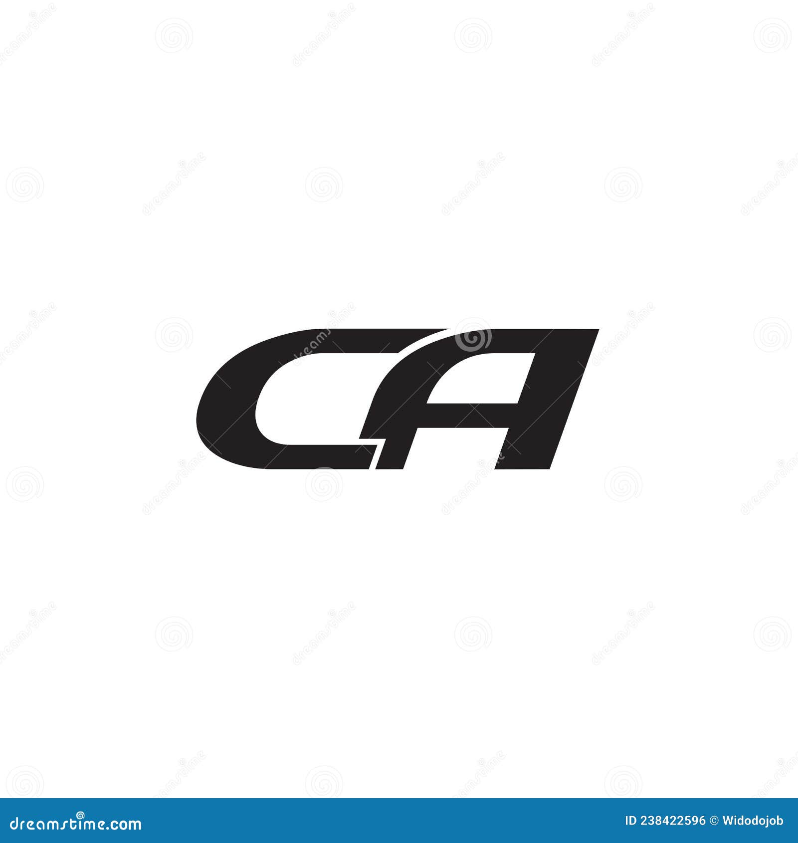 CA logo design vector stock vector. Illustration of capital - 238422596