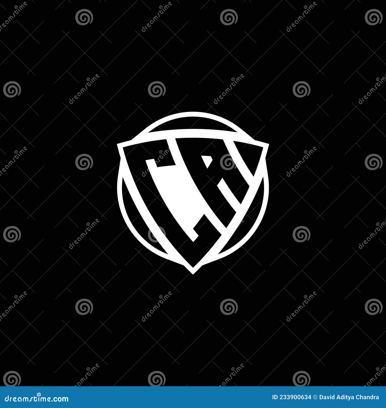 CA Logo Monogram Triangle Shield and Circle Shape Stock Vector ...