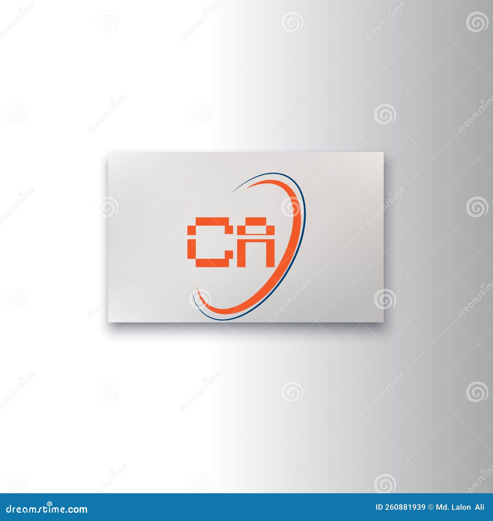 CA Text Logo Design stock illustration. Illustration of letters - 260881939