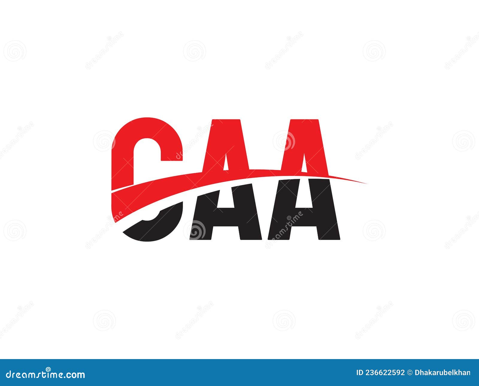 CAA Letter Initial Logo Design Vector Illustration Stock Vector ...
