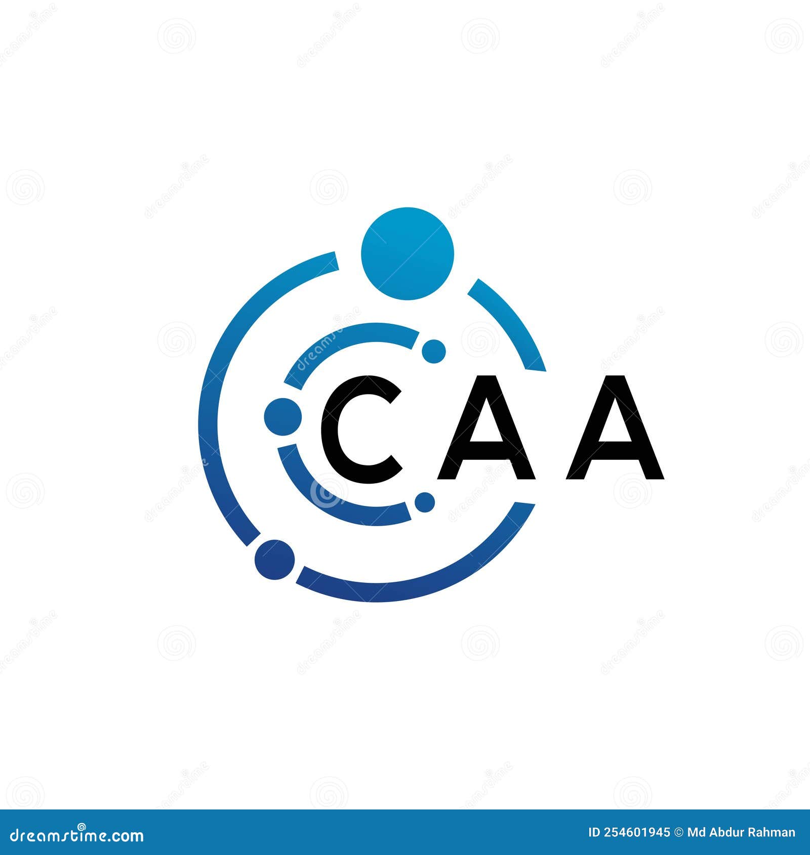 CAA Letter Logo Design On White Background. CAA Creative Initials ...