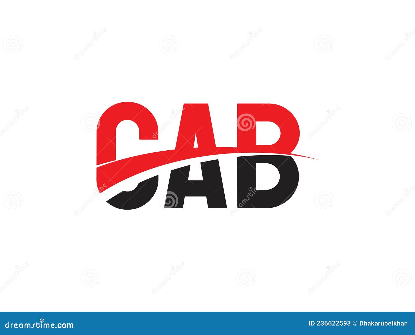 CAB Letter Initial Logo Design Vector Illustration Stock Vector ...