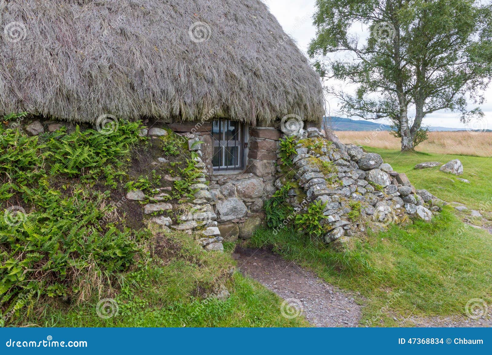 Cabaña En El Campo De Batalla De Culloden Foto de archivo - Imagen de ...
