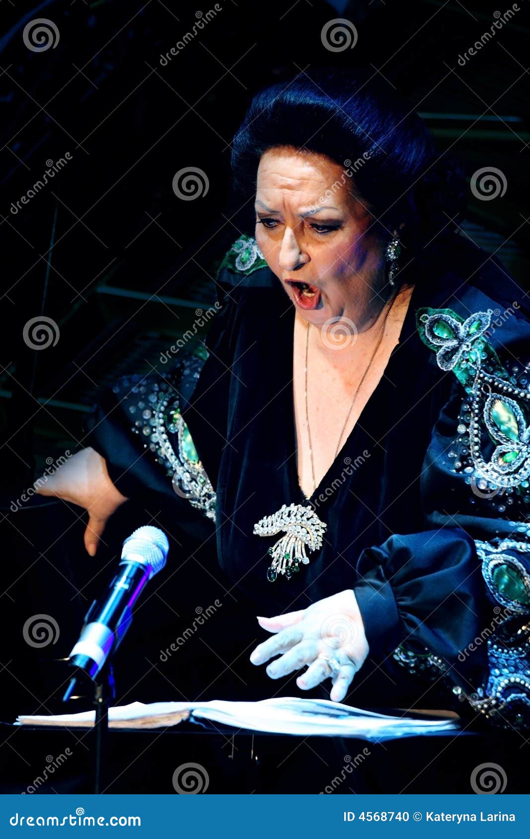 Cabalie Monserat editorial image. Image of soprano, singing - 4568740