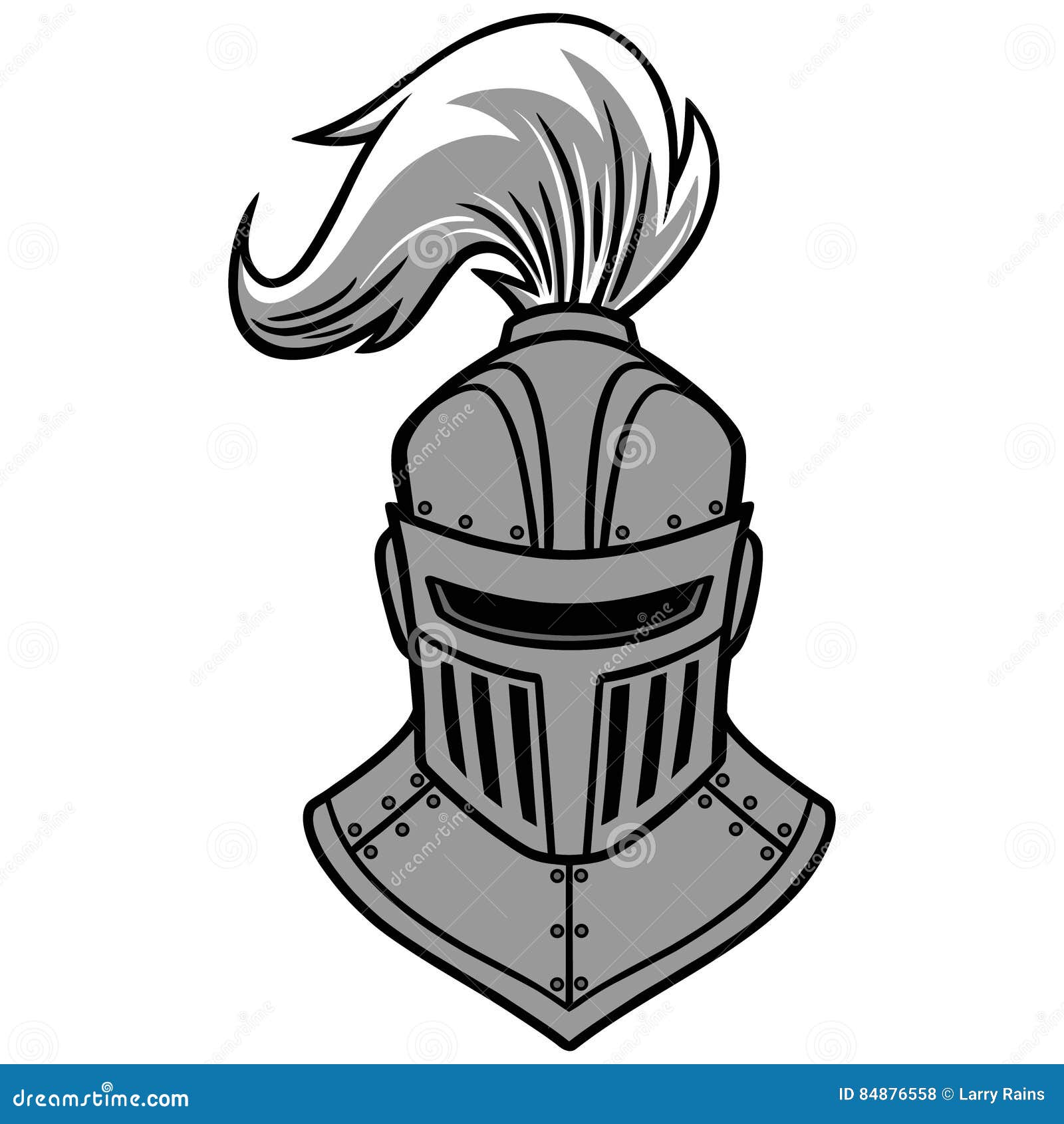 Caballero Front View Illustration Ilustración del Vector - Ilustración ...