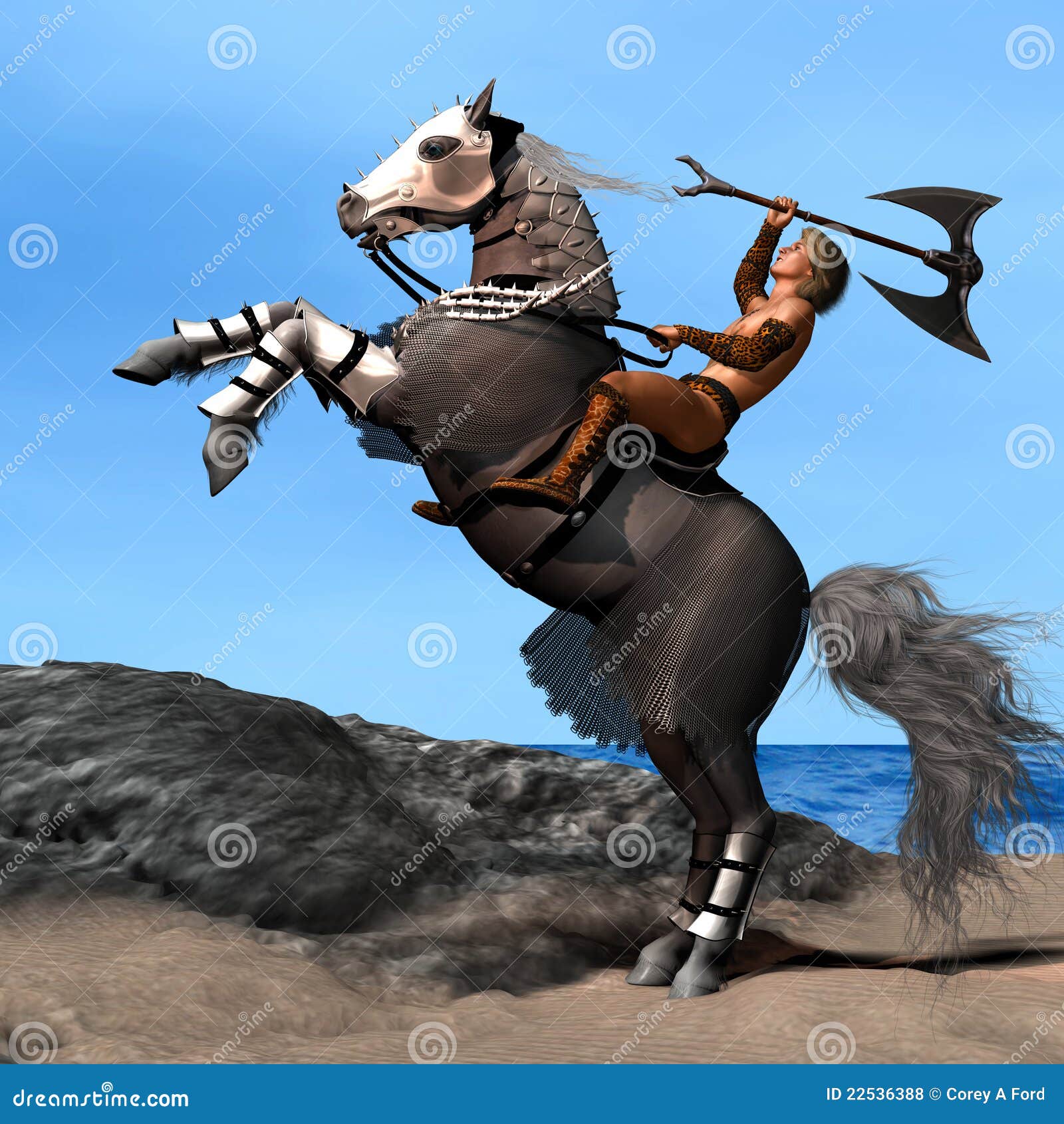 Caballo De Guerra 01 Fotos de archivo libres de regalías - Imagen: 22536388