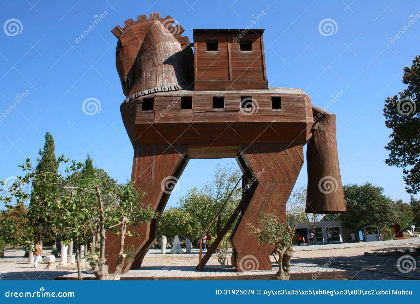 Caballo de Troya imagen de archivo. Imagen de schliemann - 31925079