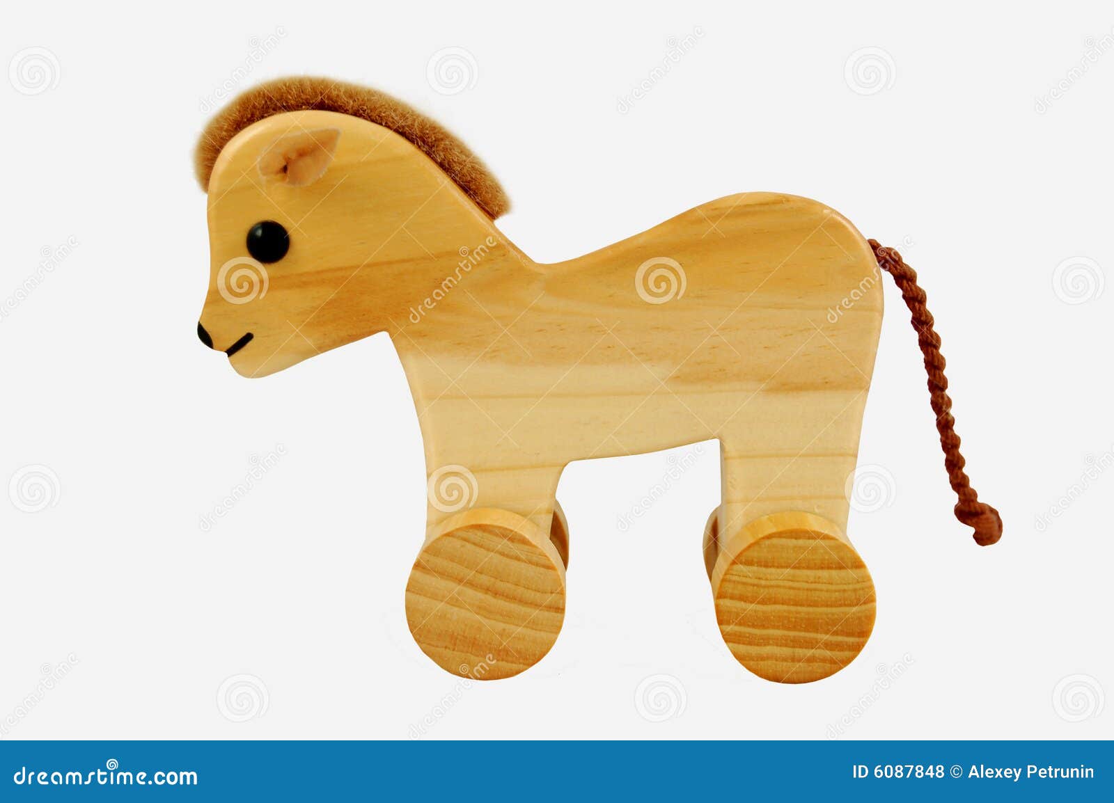 Caballo Del Juguete En Las Ruedas Foto de archivo - Imagen de juguete ...