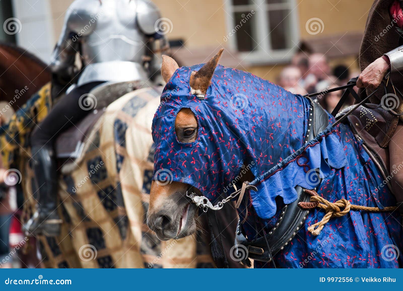 Caballo medieval foto de archivo. Imagen de historia, aprovechar - 9972556