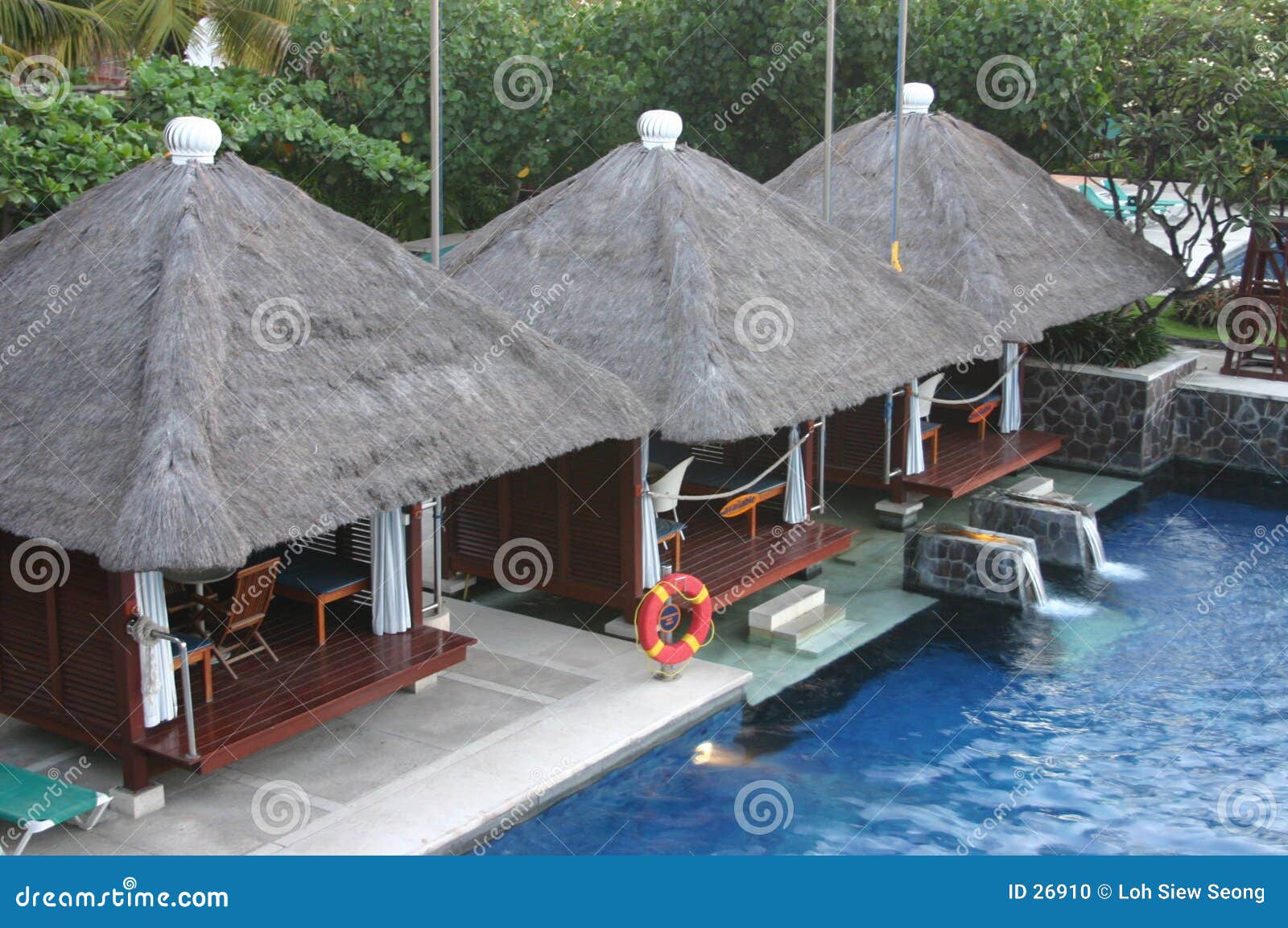 Cabanas stock photo. Image of getaway, water, vacation, relax - 26910