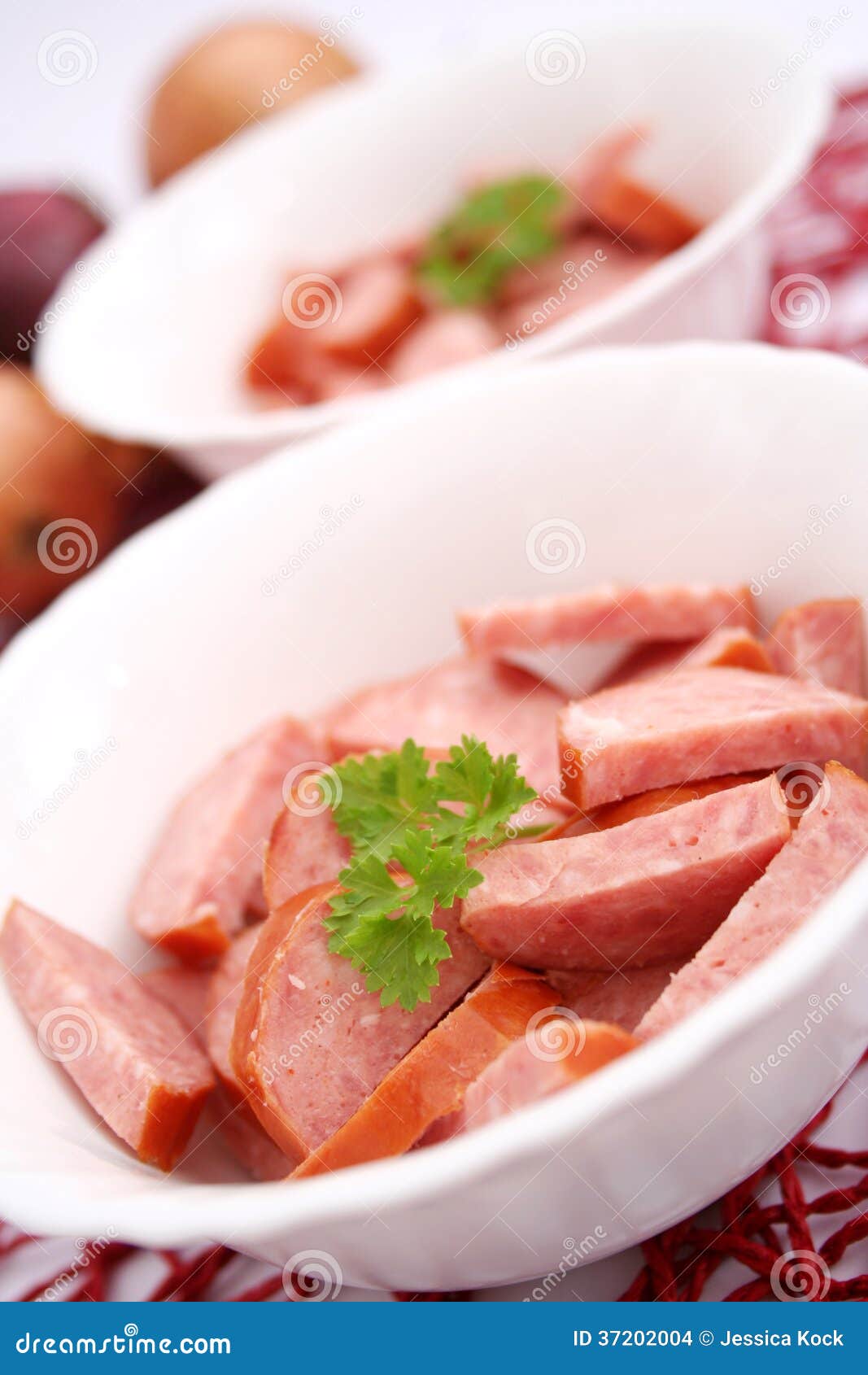 Cabanossi foto de archivo. Imagen de bufé, coma, plato - 37202004