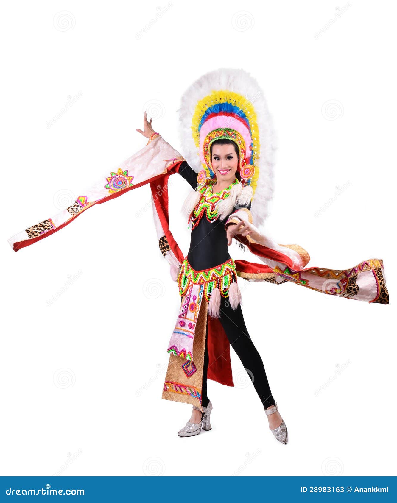 Cabaret dancer isolated stock image. Image of background - 28983163