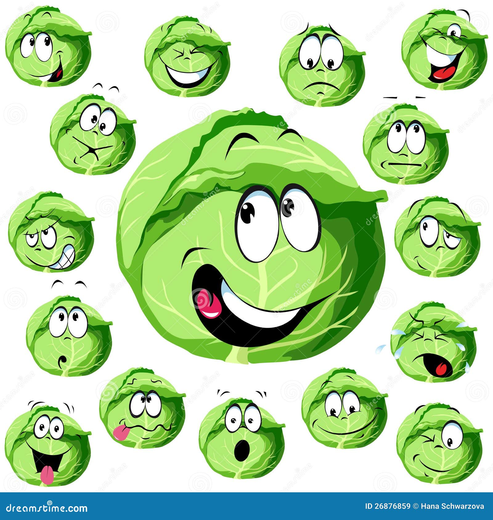 Cabbage Cartoon | CartoonDealer.com #26876859