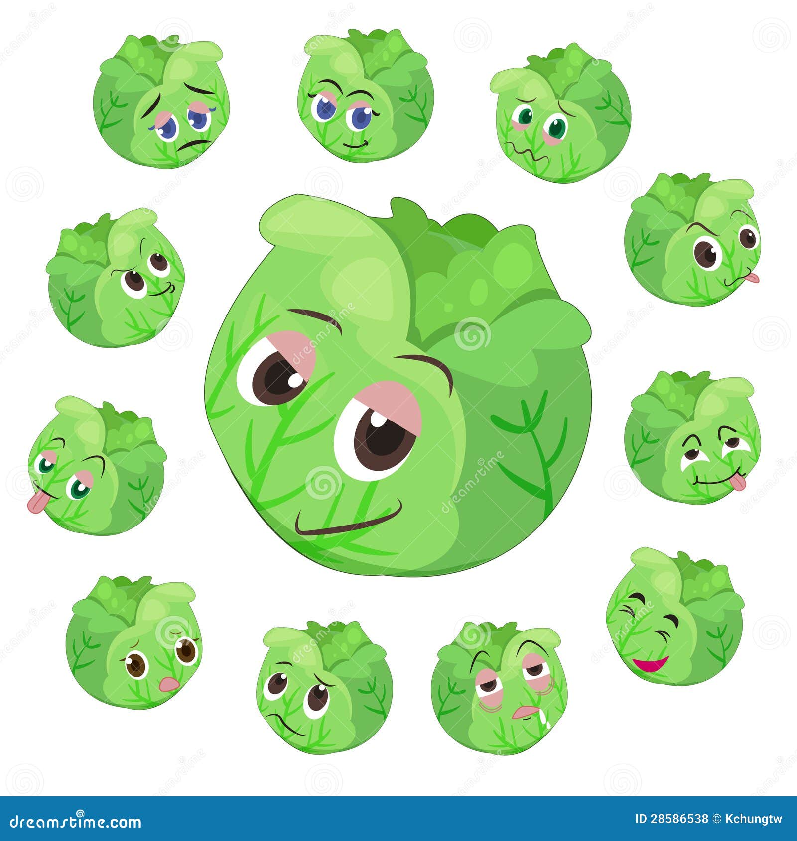 Cabbage Cartoon | CartoonDealer.com #26876859