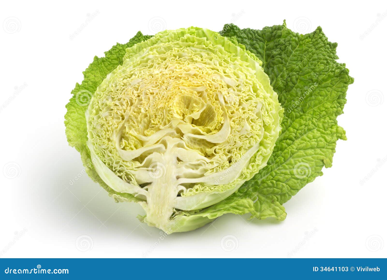 Cabbage cut in half stock image. Image of kale, background - 34641103
