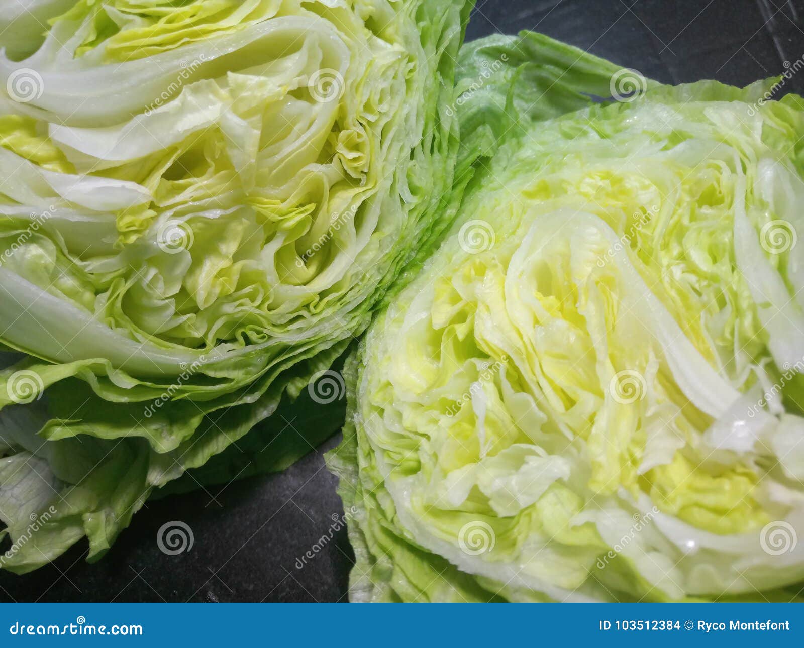 Cabbage cut in half stock photo. Image of cook, ready - 103512384