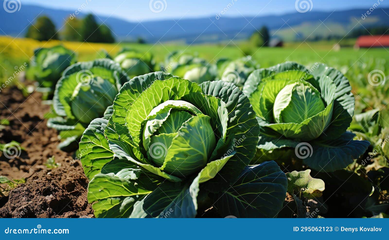 Cabbage Greens in High Quality Fields for daily Nutritional Needs ...