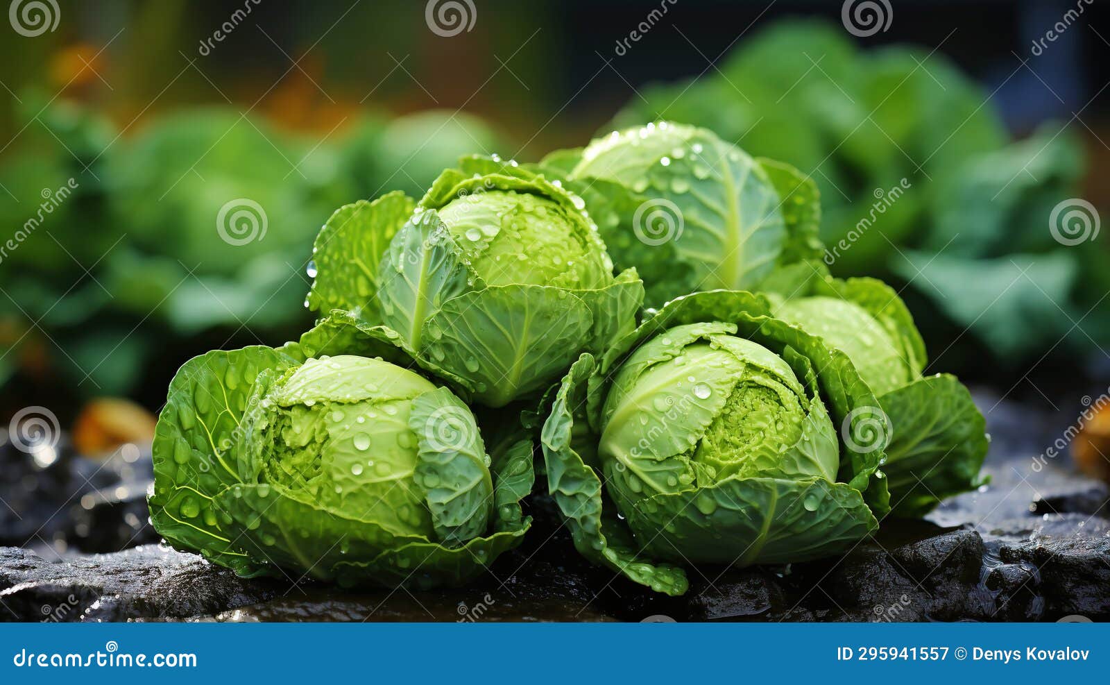 Cabbage Greens in High Quality Fields for daily Nutritional Needs ...