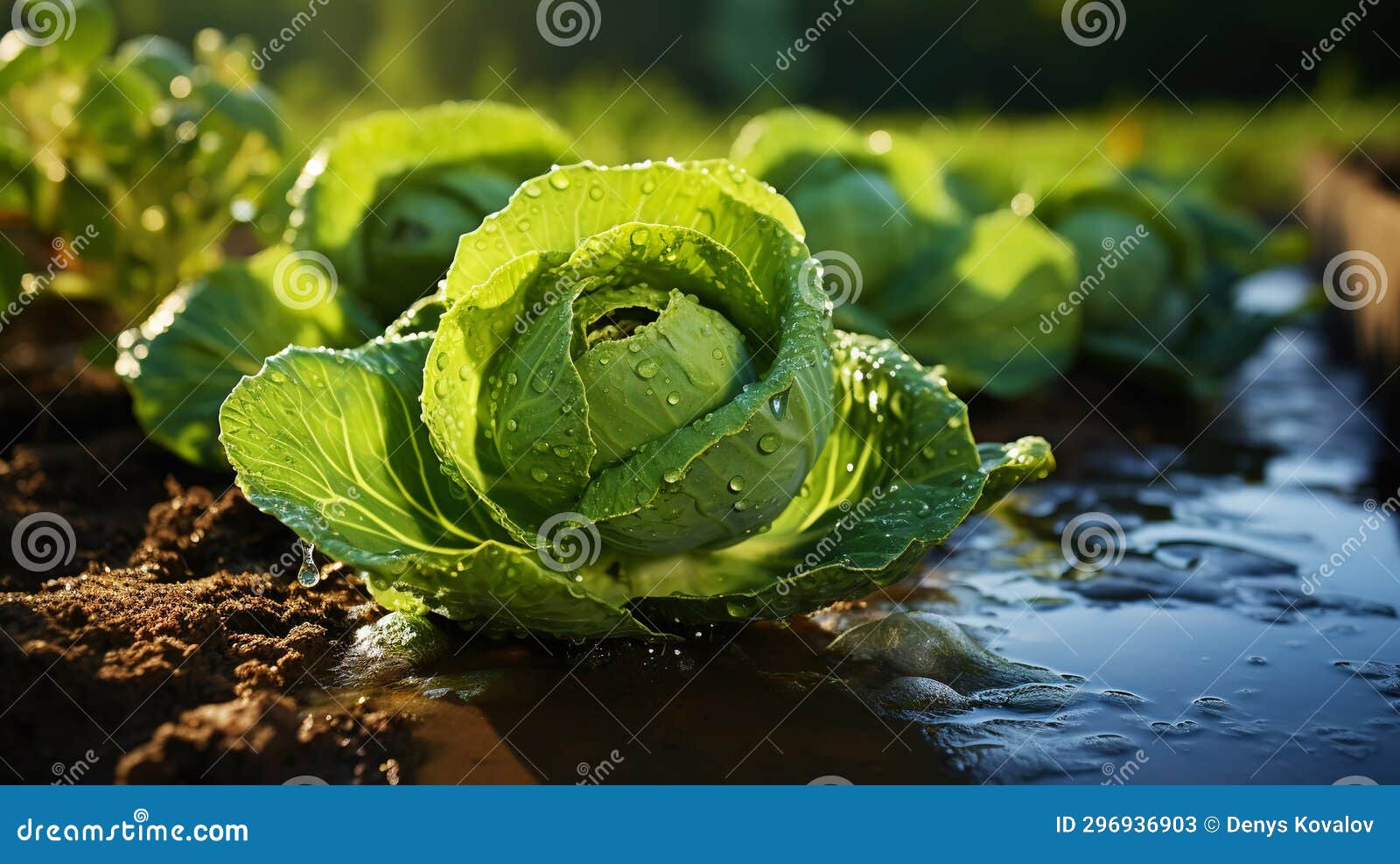 Cabbage Greens in High Quality Fields for daily Nutritional Needs ...