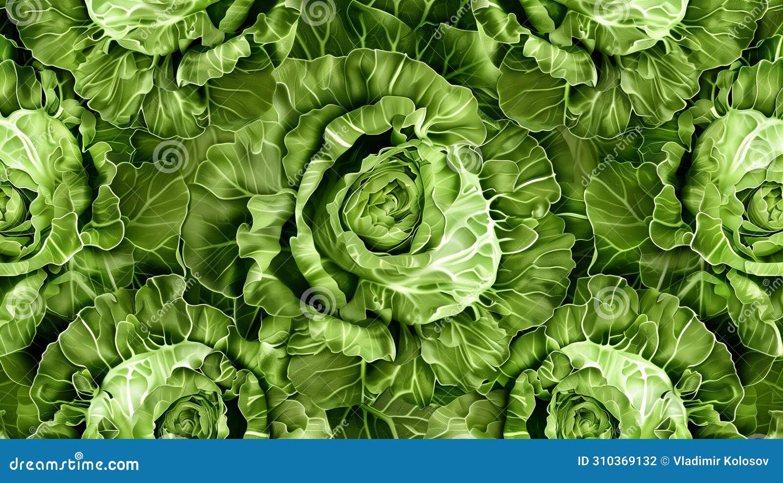 Cabbage Has a Pattern Characterized by Its Compact, Leafy Layers, Which ...