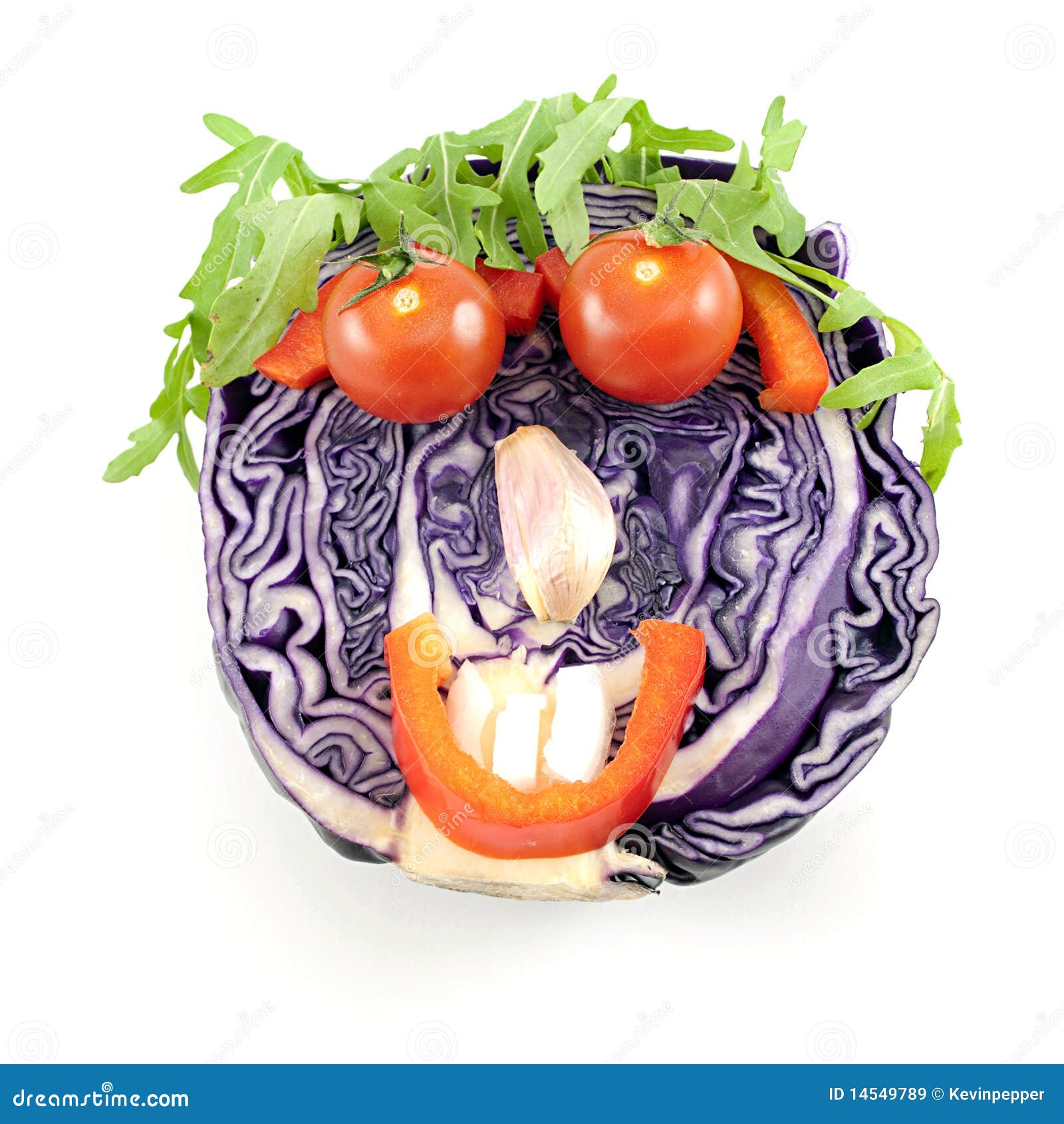 Cabbage Head stock image. Image of happy, mixed, isolated - 14549789